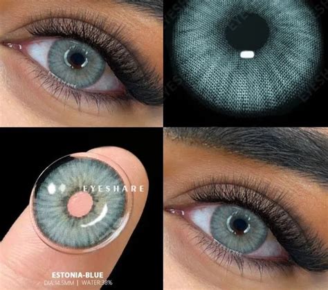 2pcs New Colored Contact Lenses Fashion Yearly Green Eyes Lenses