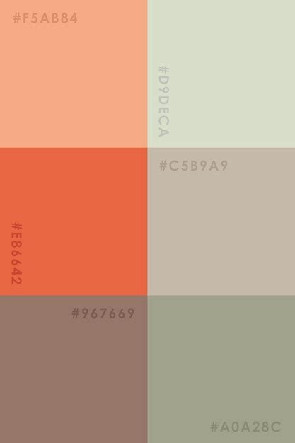 Palette De Couleurs Vecteur Premium