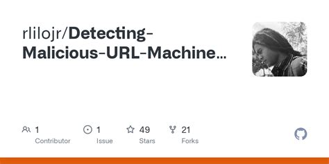 Github Rlilojrdetecting Malicious Url Machine Learning