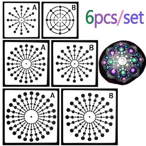 Step By Step Free Printable Dot Mandala Patterns