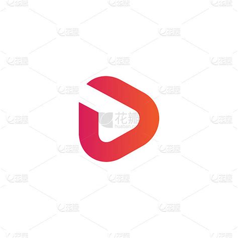 字母D矢量插图