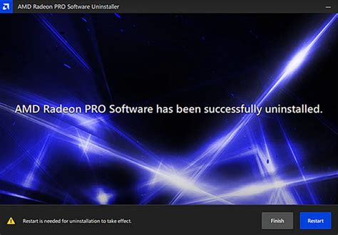 Uninstall AMD Software