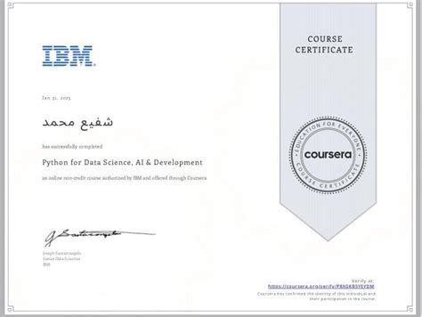Shafi Muhammad On Linkedin Datascience Python Ai Machinelearning Coursera Ibm