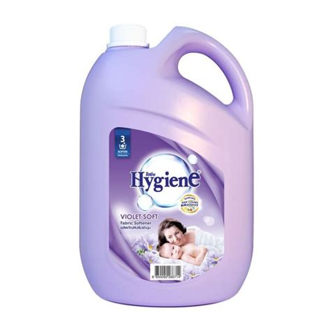 Hygiene น้ำยาปรับผ้านุ่มไฮยีนสีม่วง กลิ่นviolet Soft ขนาด 3500 มล