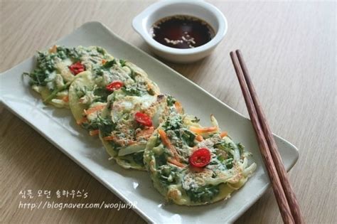 쑥전 부치기 향긋한 쑥향 전