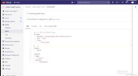 持续集成交付cicd：gitlabci 通过trigger触发流水线gitlab Trigger Csdn博客