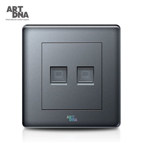 Double Computer Socket CAT 6 China Wall Socket And Switch Socket