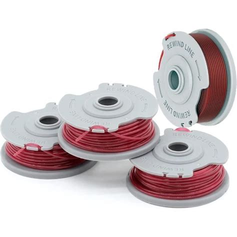 Lot De 4 Bobines De Fil De Rechange Pour Tondeuse Gardena 5306 20