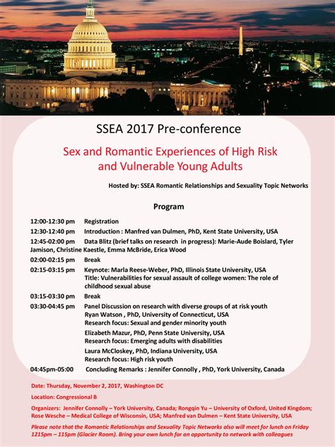 SSEA 2017 Pre Conference Sex And Romantic Experiences Of High Risk Ppt Download