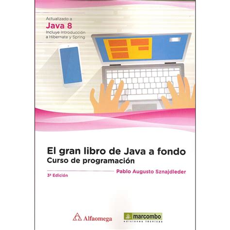 El gran libro de Java a Fondo Curso de Programación º Edición Tapa blanda MARCOMBO El