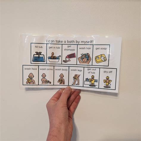 Hygiene Bundle Visual Schedule Picture Sequence Behaviour Support Etsy