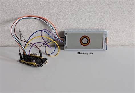 Color E Paper Display With ESP