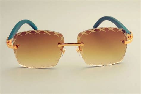 2019 New Hot Sale Square Engraving Lens Sunglasses 8300177 Sunglasses