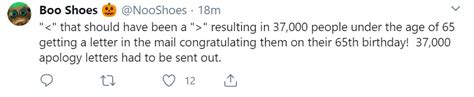 nothing like a tiny syntax error to f up your career r programmerhumor