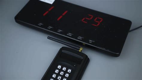 Led Display Receiver Pager Waiting Number System Queue Take Meal