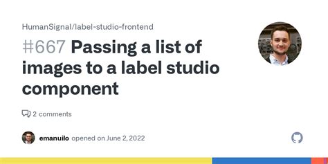 Passing A List Of Images To A Label Studio Component Issue HumanSignal Label Studio