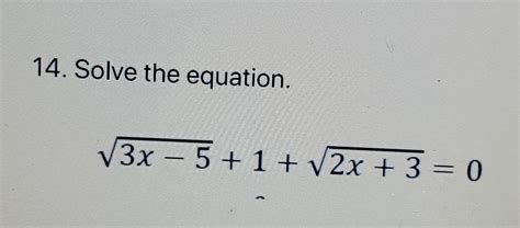 Solved Solve The Equation X X Chegg
