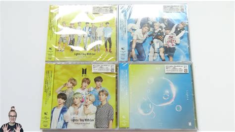 Unboxing Bts Th Japanese Single Album Lights Boy With Luv Limited Type A B C Normal