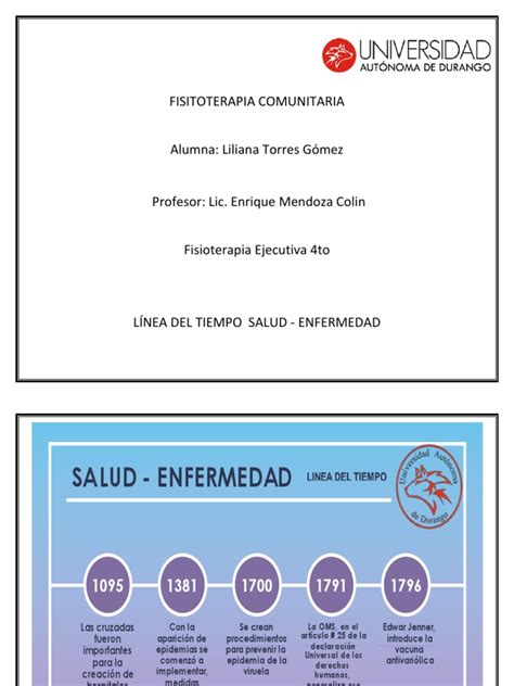 Linea De Tiempo Salud Enfermedad Pdf