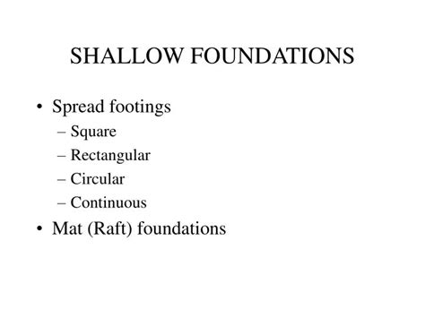 Ppt Shallow Foundations Powerpoint Presentation Free Download Id