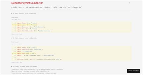 Github User Card Codesandbox