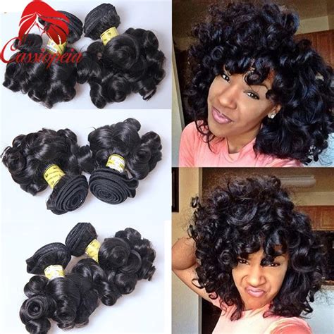 Brazilian Bouncy Curly Human Hair Bundles 3pcslot 100g Funmi Spring