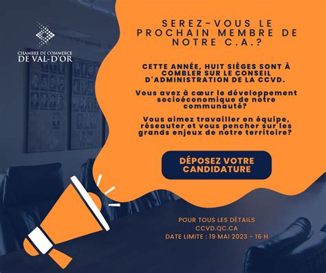 Mise En Candidature Conseil Dadministration 2023 2024 Ccvd