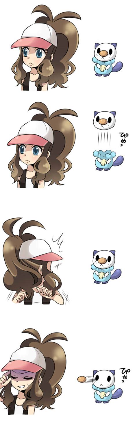 Hilda And Oshawott Pokemon And 1 More Drawn By Ponta Bokuiki