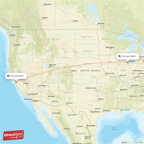 Direct Flights From San Jose To Chicago Sjc To Ord Non Stop