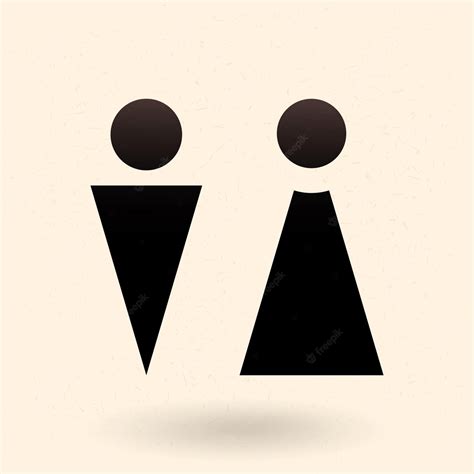 Premium Vector Two Vector Icons Male And Female Gender Signs