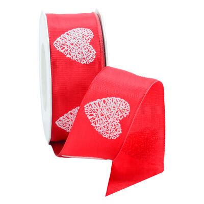 Dekorband Herz, Herzband, Hochzeitsband, Herzchenband, Geschenkband ...