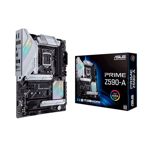 Placa madre asus 1200 prime z590-a s/r/hdmi/dp/3m2/dd4/usb3.2/atx/aura ...