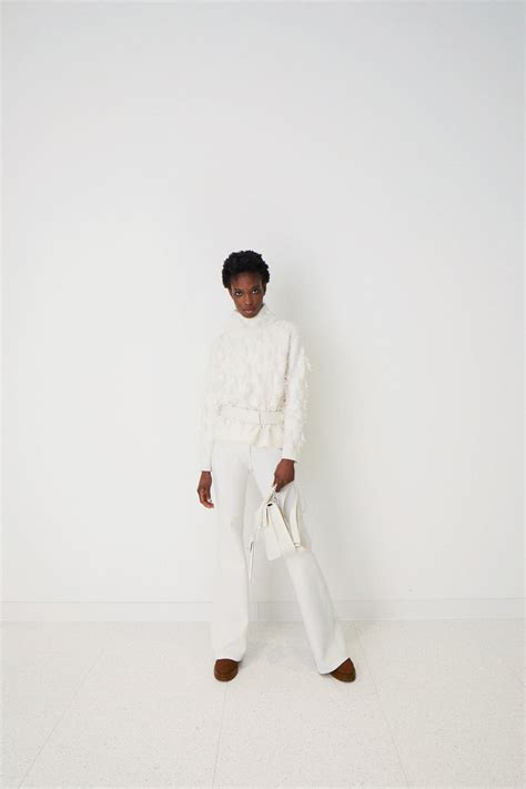 Akris® Official Cashmere Square Fringe Jacquard Pullover