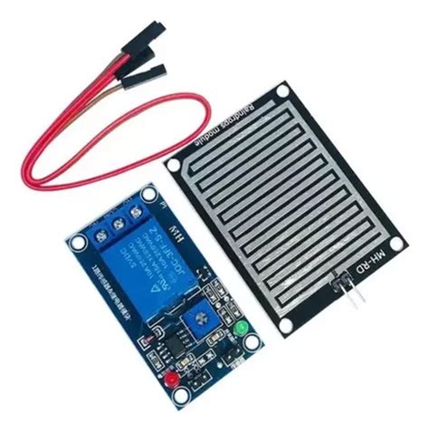 Sensor De Chuva E Umidade Com Acionamento De Relé Mercadolivre