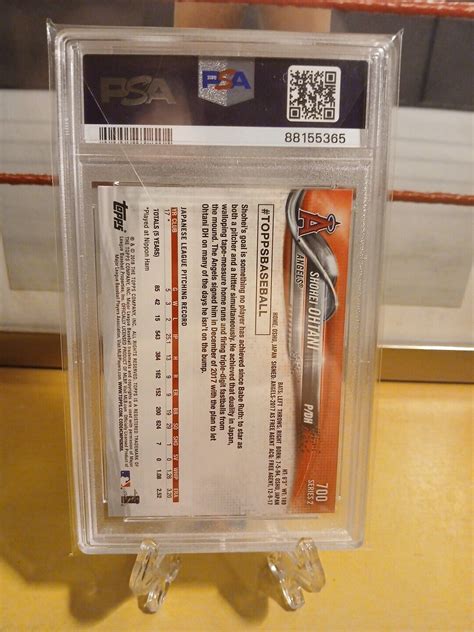 2018 Topps Pitching 700 Shohei Ohtani Rc For Sale Online Ebay
