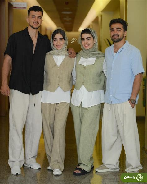 عکسی از نیکا و همسر واقعی‌اش و ویدئوی تذکر حجاب سارا به نیکا در اکران