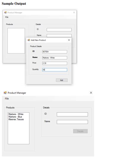 Solved Program Overview Create A Windows Application That Chegg