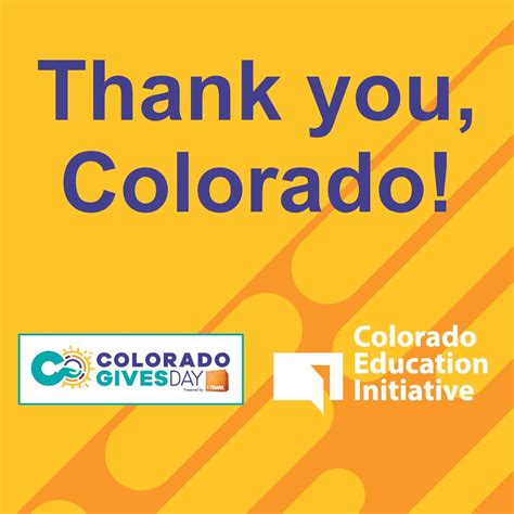 The Colorado Education Initiative On Linkedin Coloradogivesday Edcolo