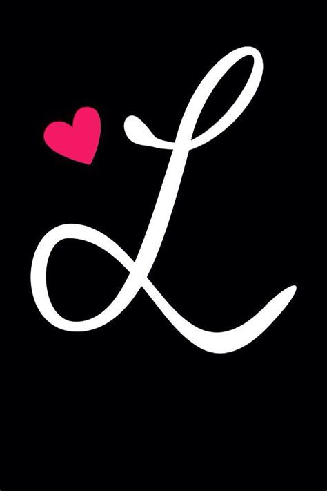 Love L Name 640x960 Wallpaper
