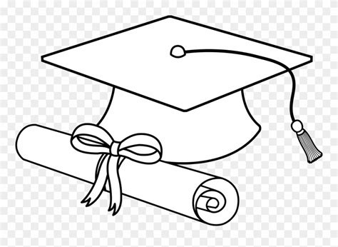 Cap And Gown Drawing Free Download On Clipartmag