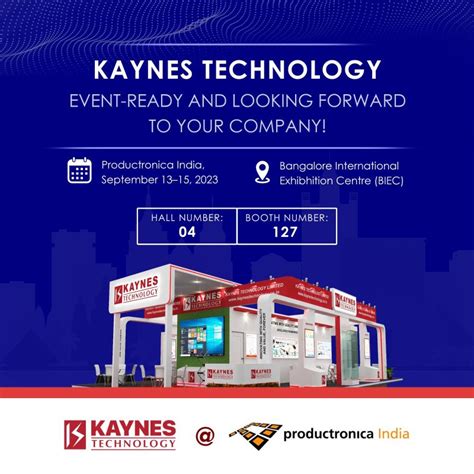Kaynes Technology India Limited On Linkedin Productronica