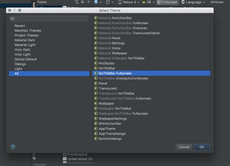 Android Studio Theme Editor Delete A Theme Erchocolate