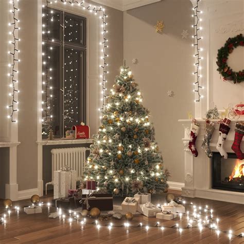 Guirlande à LED compacte avec LED Blanc froid m PVC Leroy Merlin