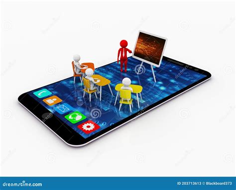 Digital Classroom Online Education Kindergarten Back To School Concept