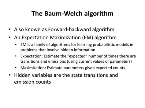 PPT Learning HMM Parameters PowerPoint Presentation ID 6912116