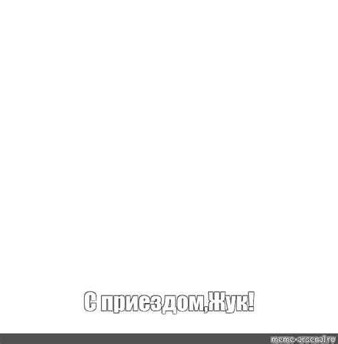 Мем С приездом Жук Все шаблоны Meme