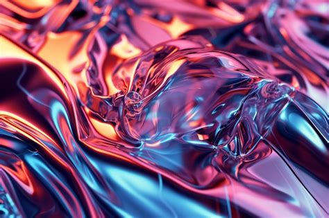 Premium Photo Abstract Metallic Background With Some Smooth Lines In It Render