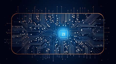 Premium Ai Image Technology Cpu Microprocessor Interface Futuristic