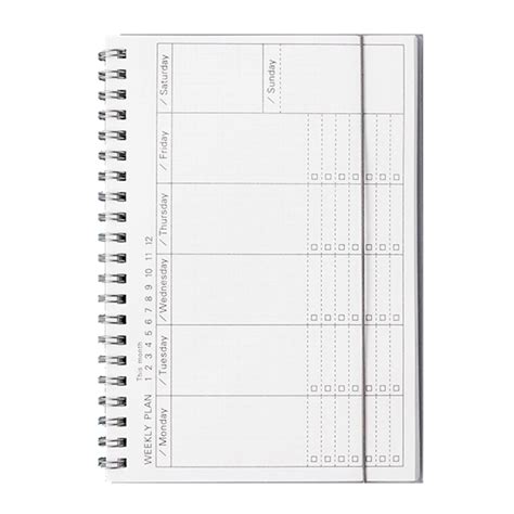 Undated Daily Weekly Monthly Planner Goals Noteboo Grandado