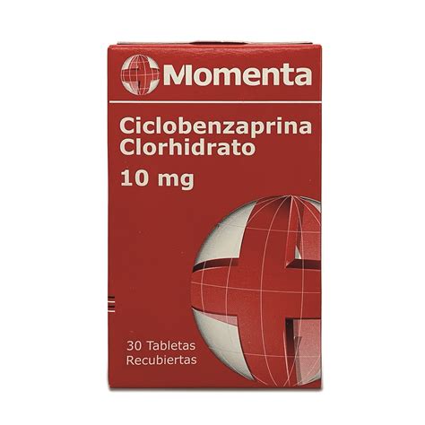 Ciclobenzaprina 10 Mg Alivio Del Dolor Muscular